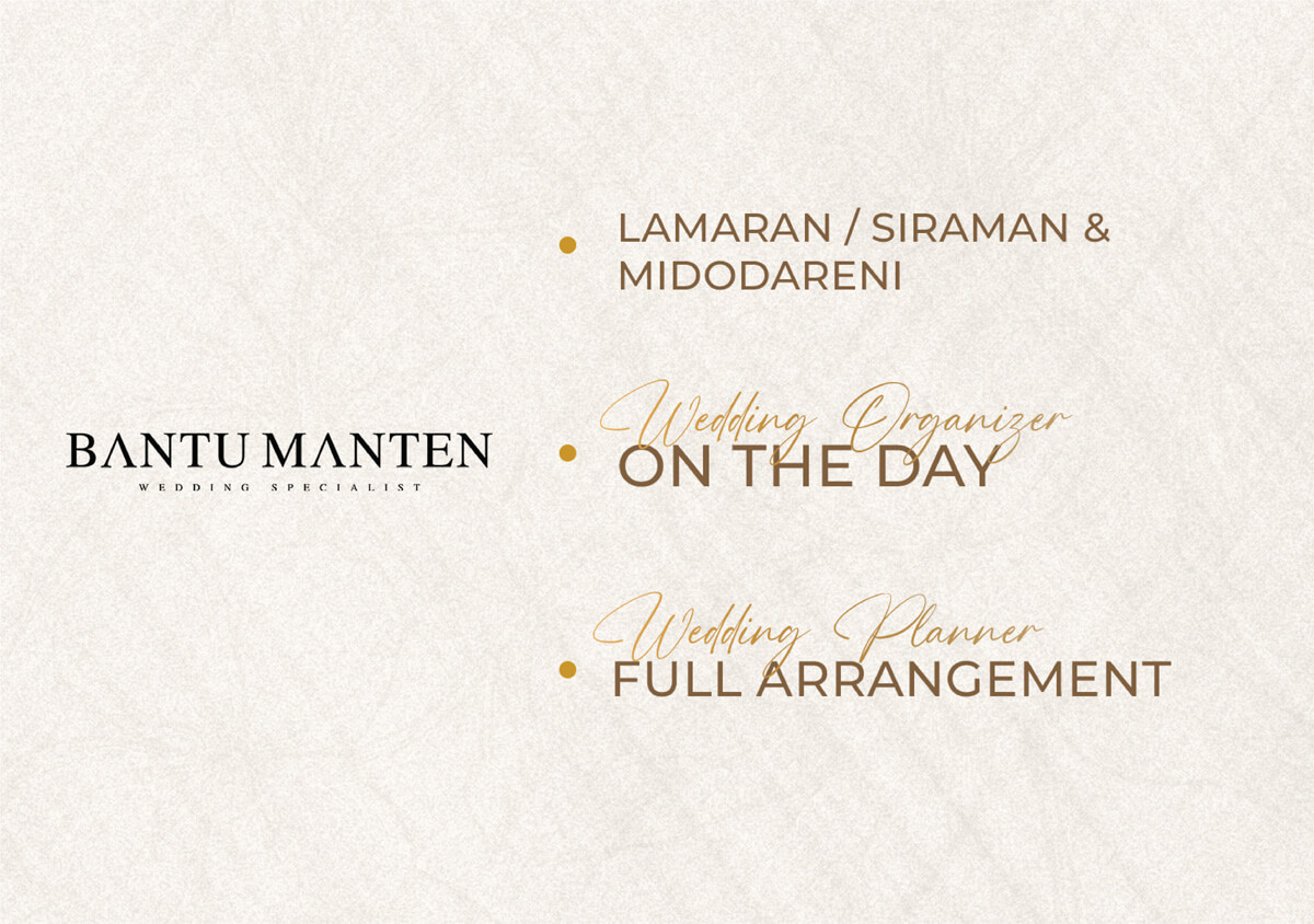 Bantu Manten – Wedding Package – Bantu Group Indonesia
